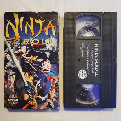 NINJA SCROLL - VHS Tape | CAVITY CuriosityShop