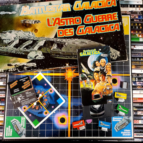 BATTLESTAR GALACTICA Vintage Board Game + VHS (Movie/Games Night Pack ...