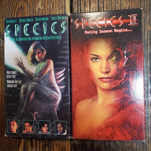 SPECIES 2 x VHS Tape Bundle | CAVITY CuriosityShop