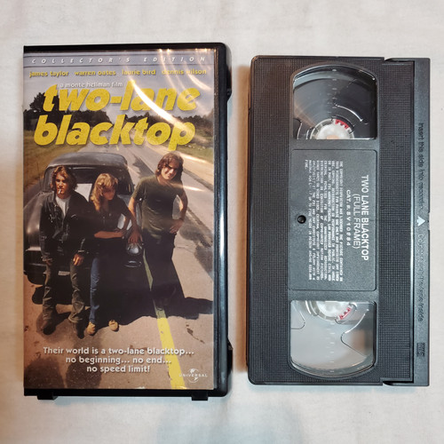 TWO LANE BLACK TOP - VHS Tape | CAVITY CuriosityShop
