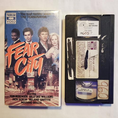 FEAR CITY - VHS Tape (Ex Rental) | CAVITY CuriosityShop