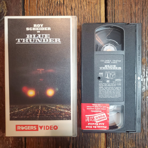 BLUE THUNDER - VHS Tape | CAVITY CuriosityShop
