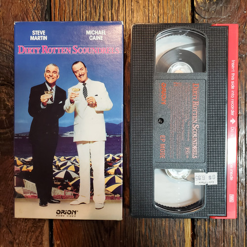 DIRTY ROTTEN SCOUNDRELS - VHS Tape | CAVITY CuriosityShop