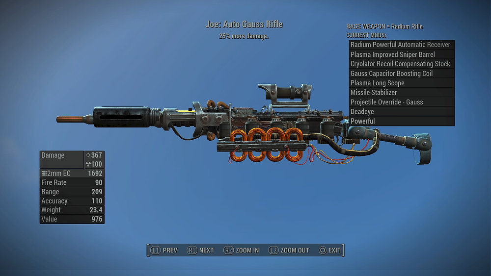 Automatic Gauss Rifle