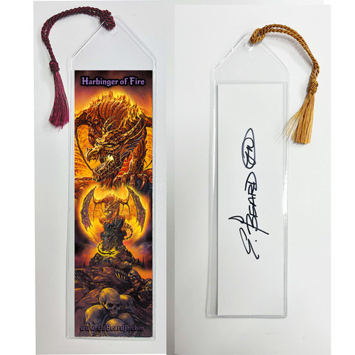 Ignis Rex Harbinger of Fire Signed Bookmark | Art of Ed Beard Jr