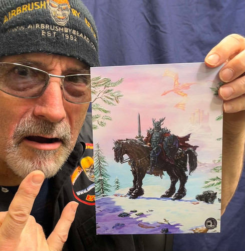 Nordic Warlord Mini Print | Art of Ed Beard Jr