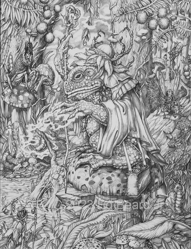 "Bufo the Beguiler" The Sorcerer Toad Limited Signed # Print Artist ...