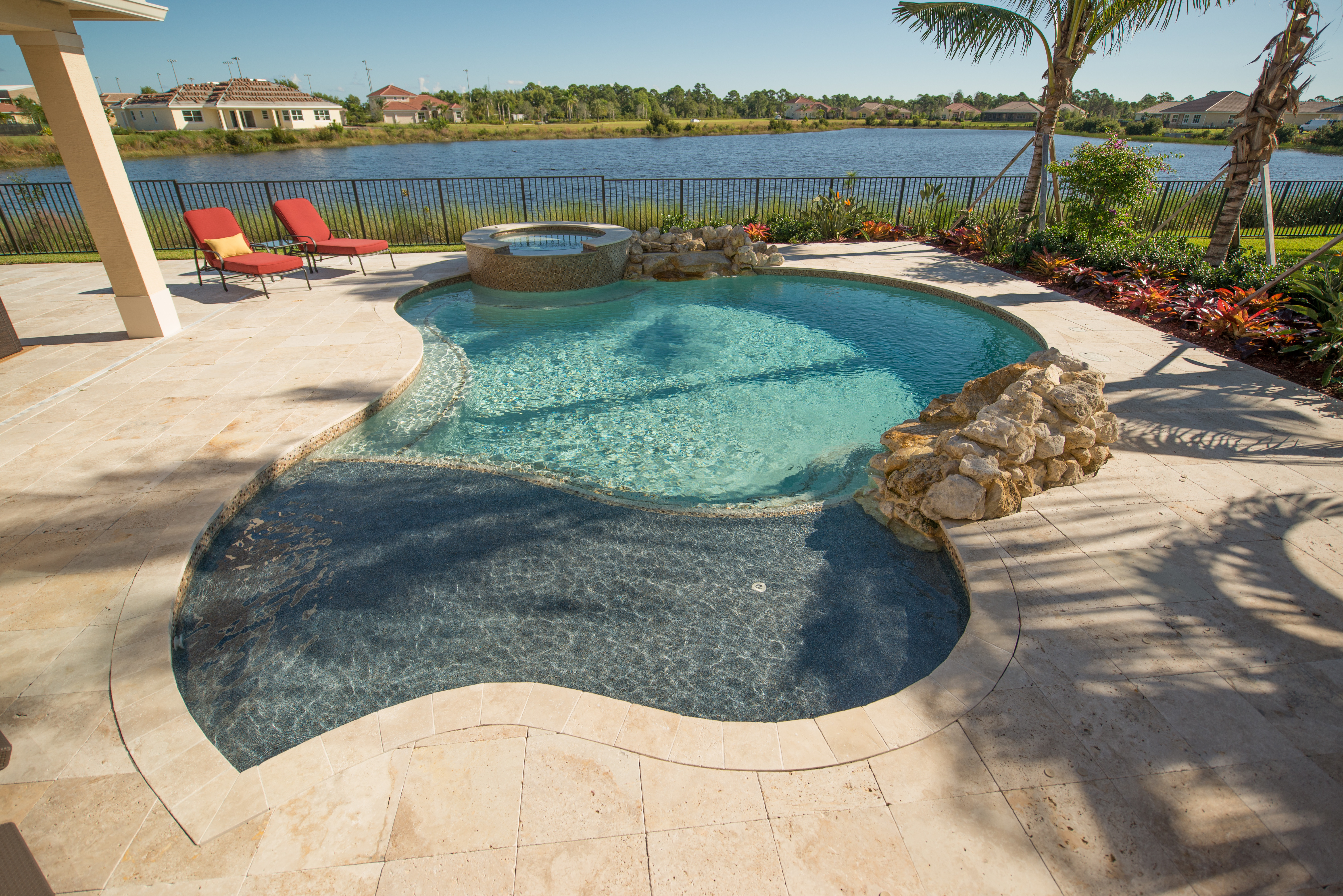 Sun Shelf | A&G Concrete Pools