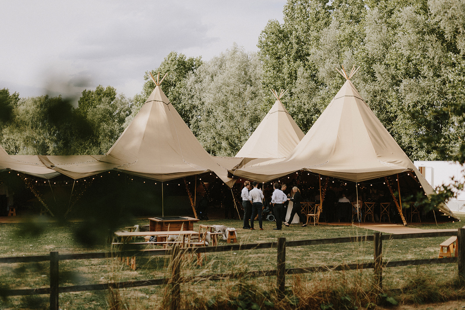 Tipi Farm Wedding | Horsley Hale Farm