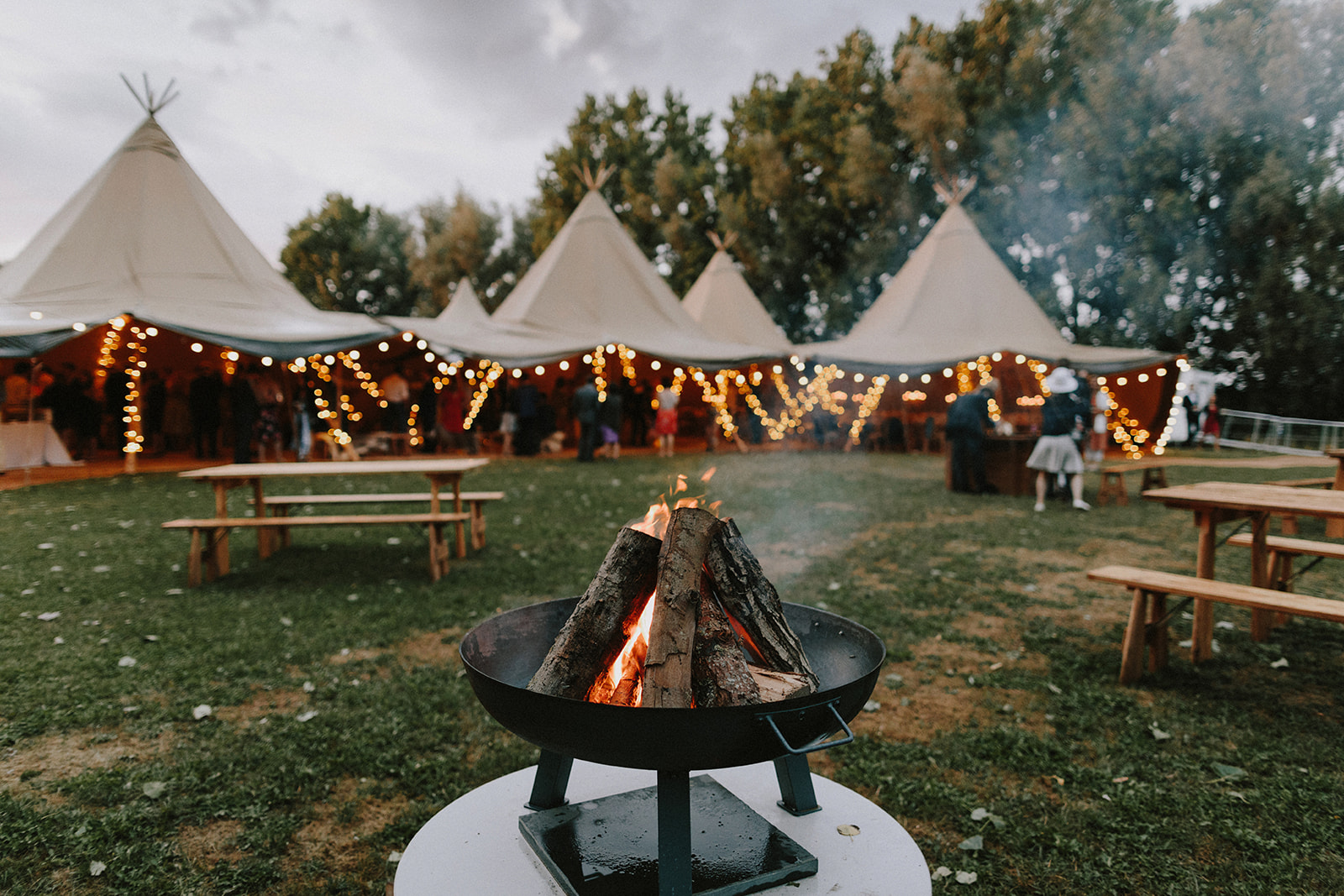 Tipi Farm Wedding | Horsley Hale Farm