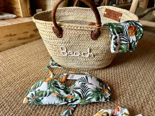 Panier Medium Original Marrakech Beach Blanc | La Batisse | Boutique La ...