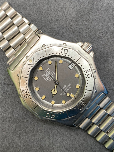 👍 Serviced Vintage TAG HEUER 3000 Series 932.206 Submariner Style Watch ...