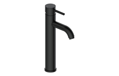 Pescal Tall Basin Mixer - Matt Black