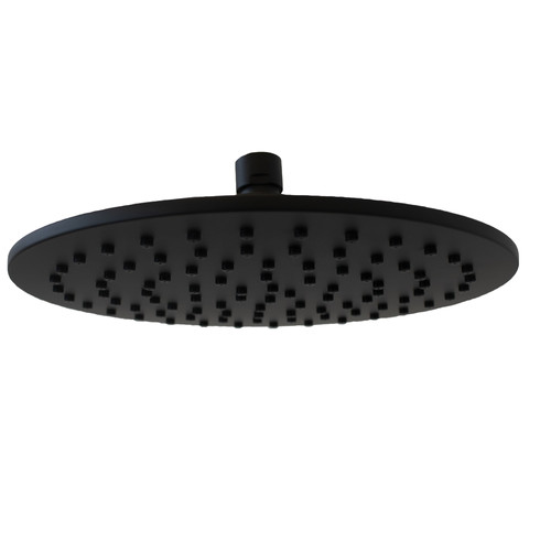 Zenith Cosmos Showerhead 300mm Round Matt Black