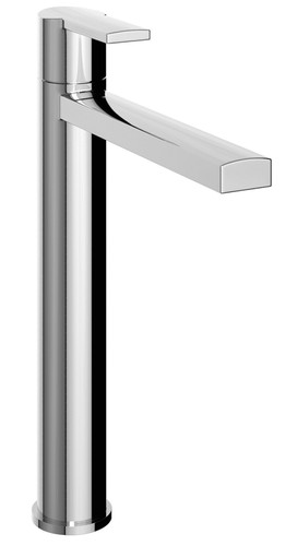Deccado Delta Tall Mono Basin Tap with Slotted Waste - Chrome