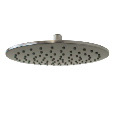 Zenith Cosmos Showerhead 250mm ROUND BRUSHED STEEL