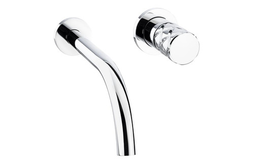Abode Kite Wall Mounted Basin Mixer Tap - Chrome