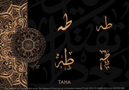 TAHA IN ARABIC CALLIGRAPHY | Huzz