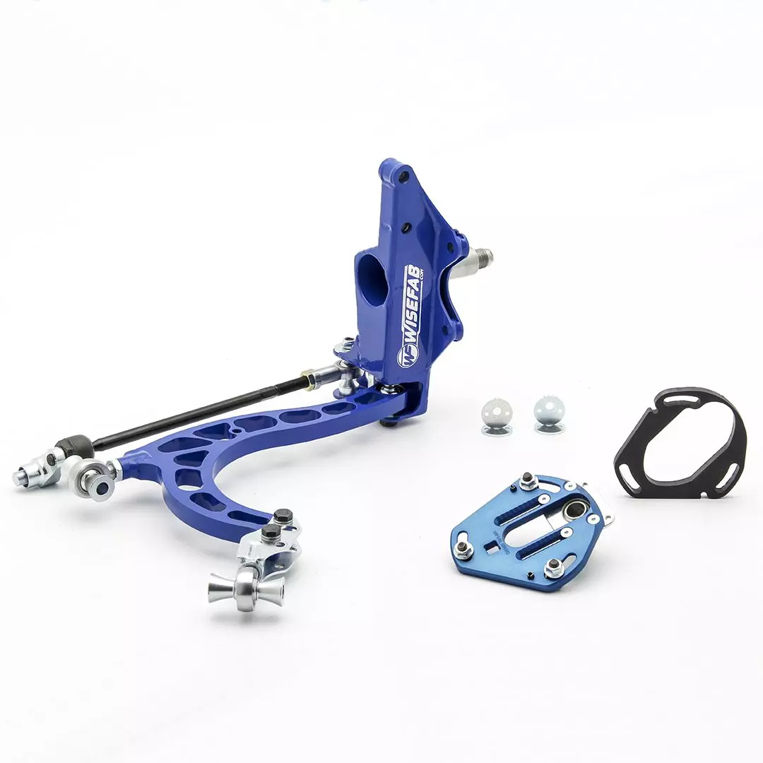 WISEFAB - S14 S15 Front V2 Drift Angle Lock Kit with Rack Offset ...