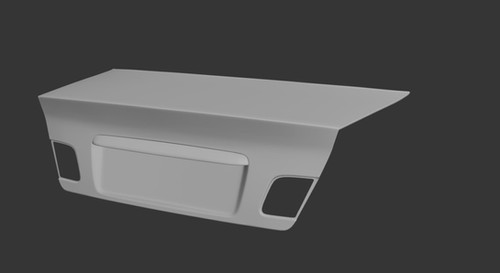 BMW E46 Fiberglass Race Trunk | BIG DUCK CLUB