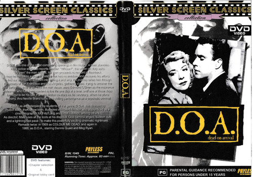 DOA DEAD ON ARRIVAL (1949) | dvdsandraremovies