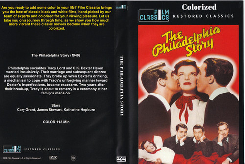 PHILADELPHIA STORY (Colourised) | dvdsandraremovies