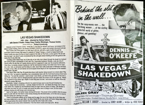 LAS VEGAS SHAKEDOWN (1955) | dvdsandraremovies