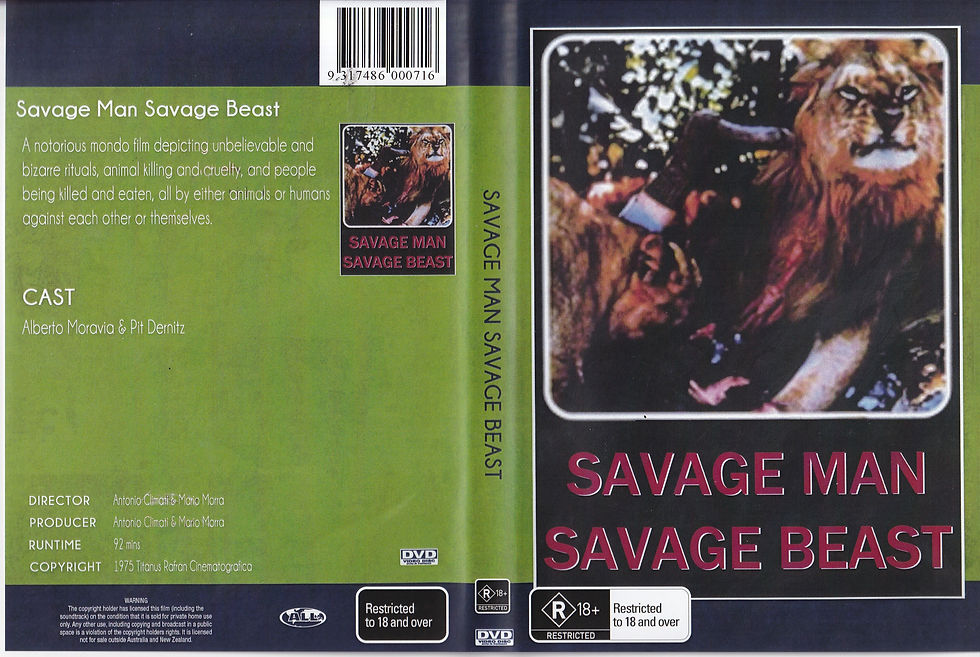 SAVAGE MAN SAVAGE BEAST | dvdsandraremovies