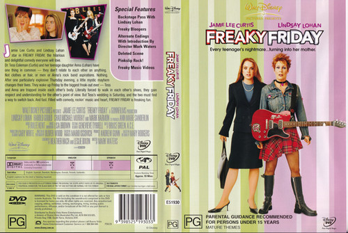 FREAKY FRIDAY | dvdsandraremovies