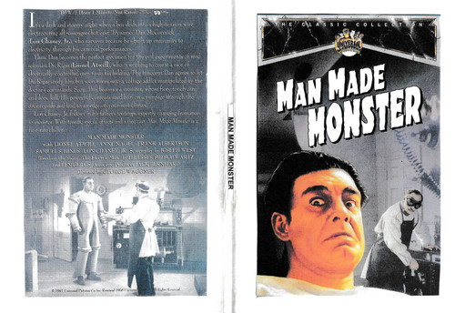 MAN MADE MONSTER (1941) * | dvdsandraremovies
