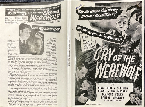 CRY OF THE WEREWOLF (1944) | dvdsandraremovies