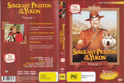 SERGEANT PRESTON OF THE YUKON VOL 1 | dvdsandraremovies