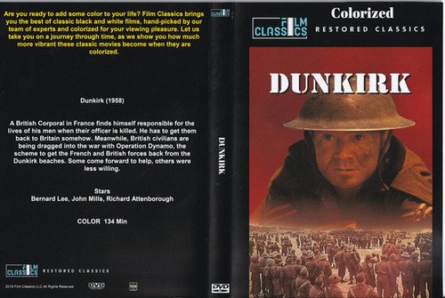 DUNKIRK 1958 COLORISED | dvdsandraremovies