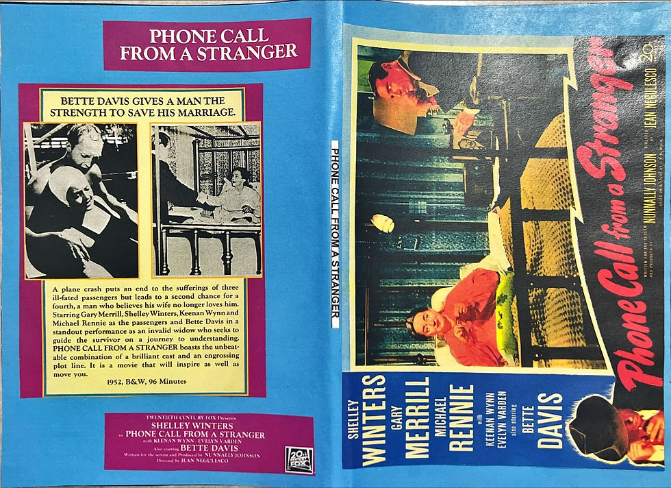 PHONE CALL FROM A STRANGER (1952) | dvdsandraremovies