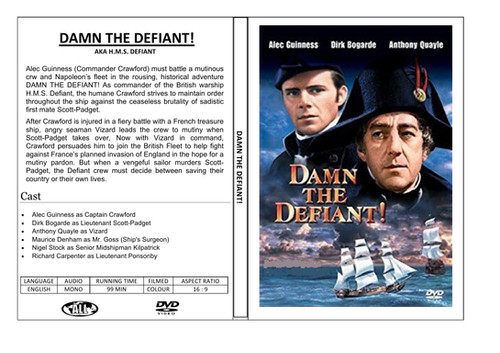 DAMN THE DEFIANT | dvdsandraremovies