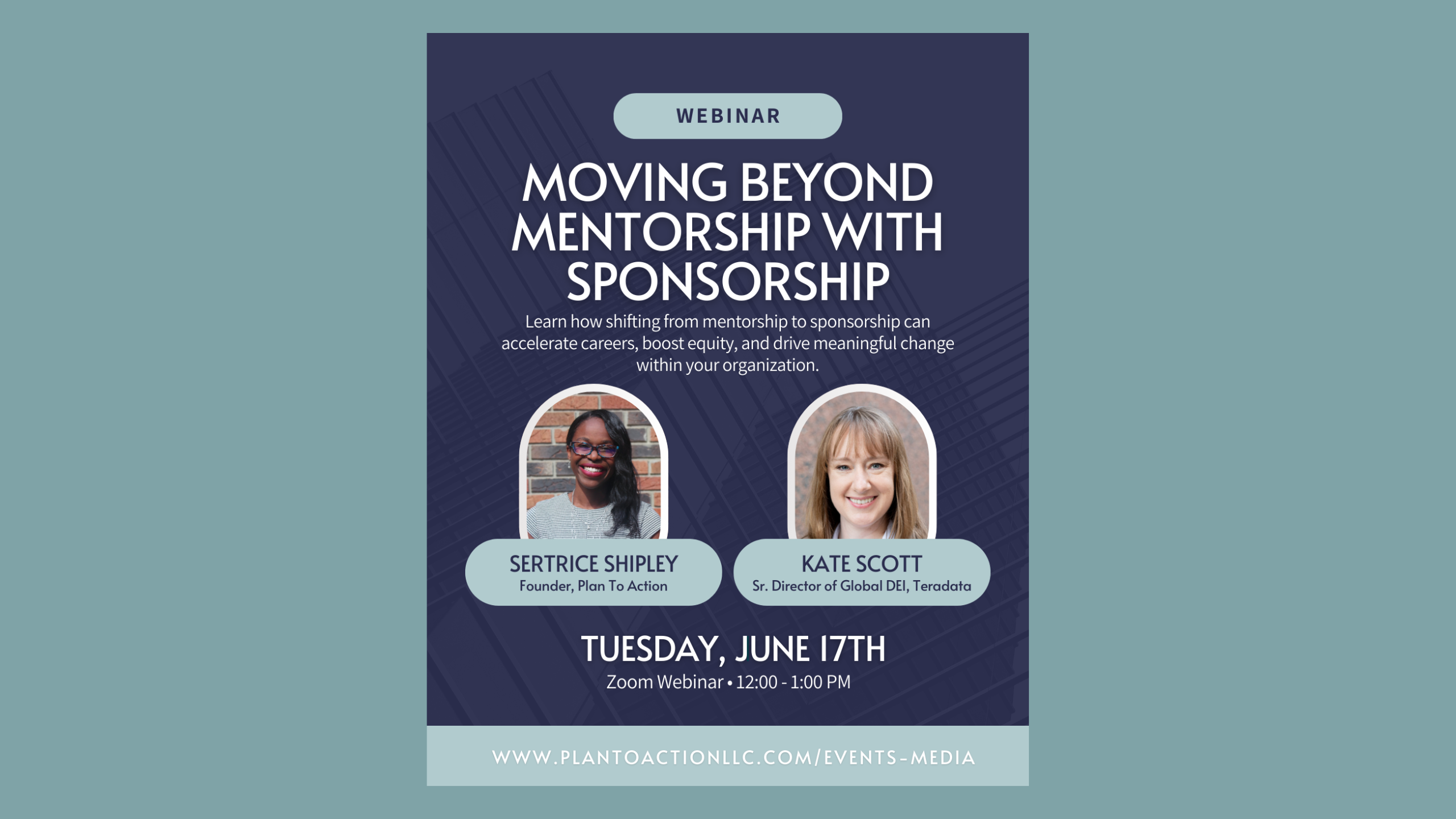 Moving Beyond Mentorship with Sponsorship Webinar