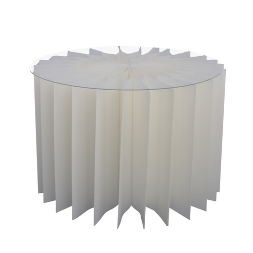 8" Tall - White Foldable Display Stand | euro distribution