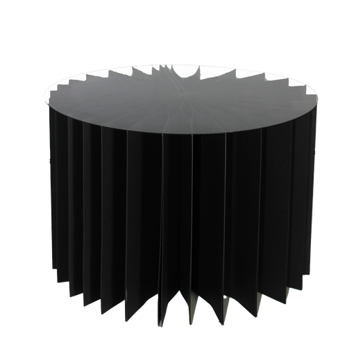 8" Tall - Black Foldable Display Stand | euro distribution