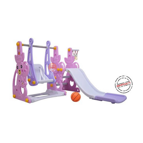 Swing Slide Kangaroo Pink | mamataro