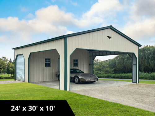 Metal Carport With Storage Combo Unit | Legacy Carports