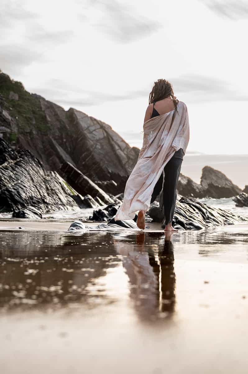 Portugal Hidden Beach Brand Photoshoot with Holistic Guide