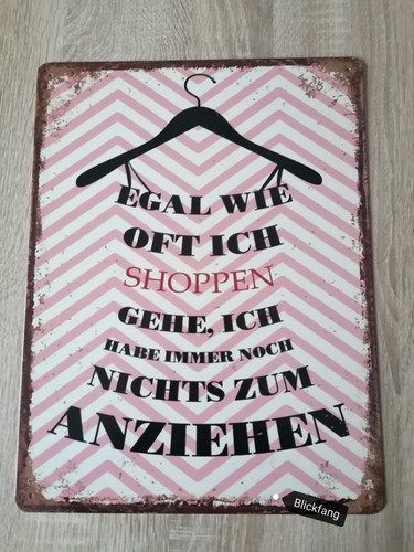 Blechschild mit Spruch | My Site 1