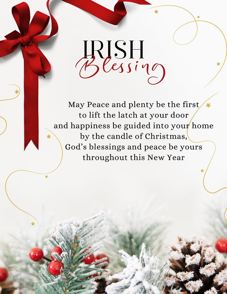 Irish Christmas Blessing