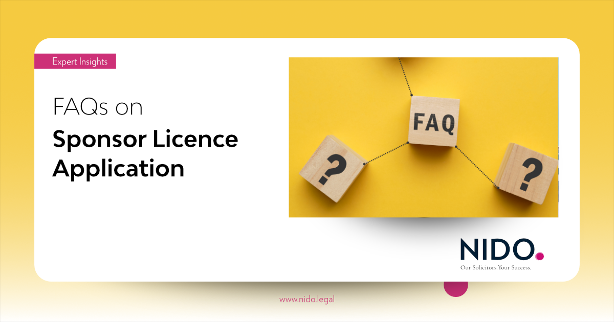 FAQs on Sponsor Licence Application
