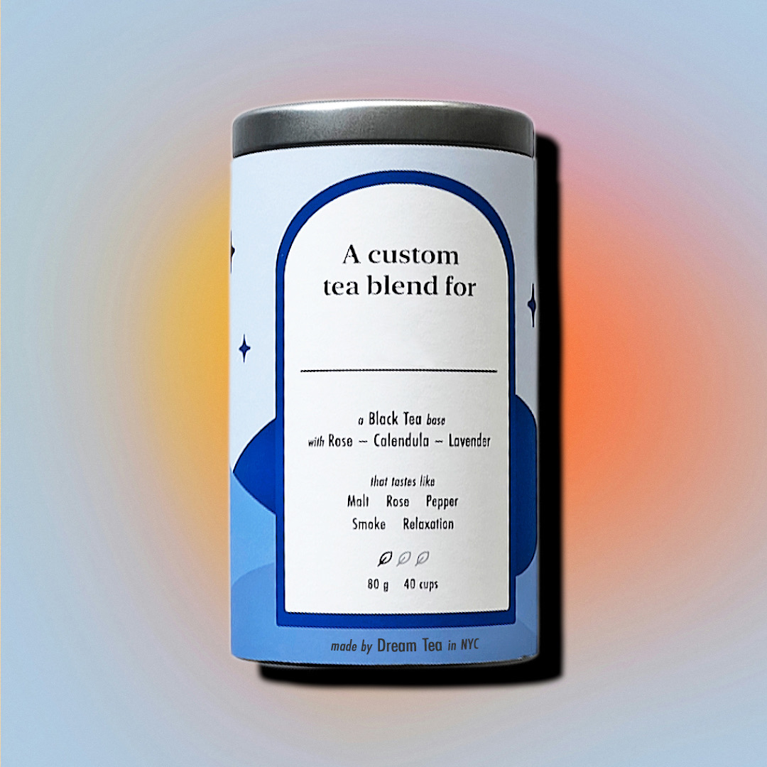 Organic Custom Tea - Delivered in Under 2 Weeks - Dream Tea