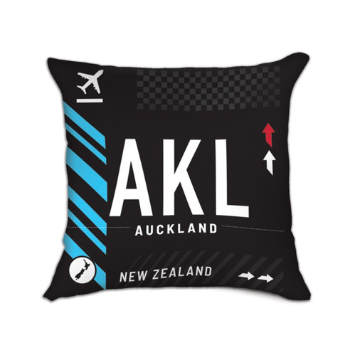 Cushion Cover - Airport Code AKL | designbyleonard