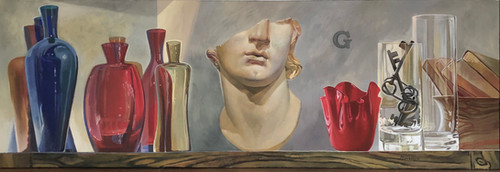 SEQUENTIAL STILL LIFE - 150 X 50 cm. / 59 x 19.7 in. | genyagritchin.com