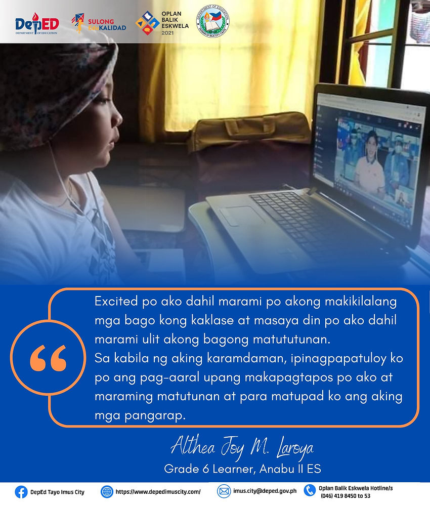 ANO'NG KWENTONG BALIK-ESKWELA MO?