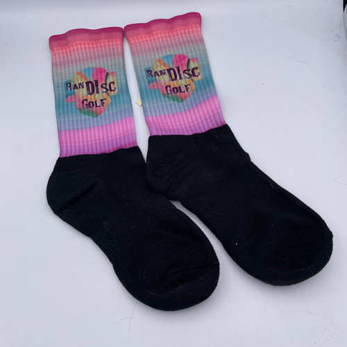 Ran Disc Golf Logo Socks (Size Chart in Photos) | Ran Disc Golf LLC