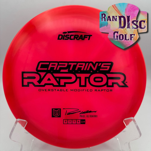 Discraft 2025 Z Swirl Paul Ulibarri Captain's Raptor Overstable Fairway ...